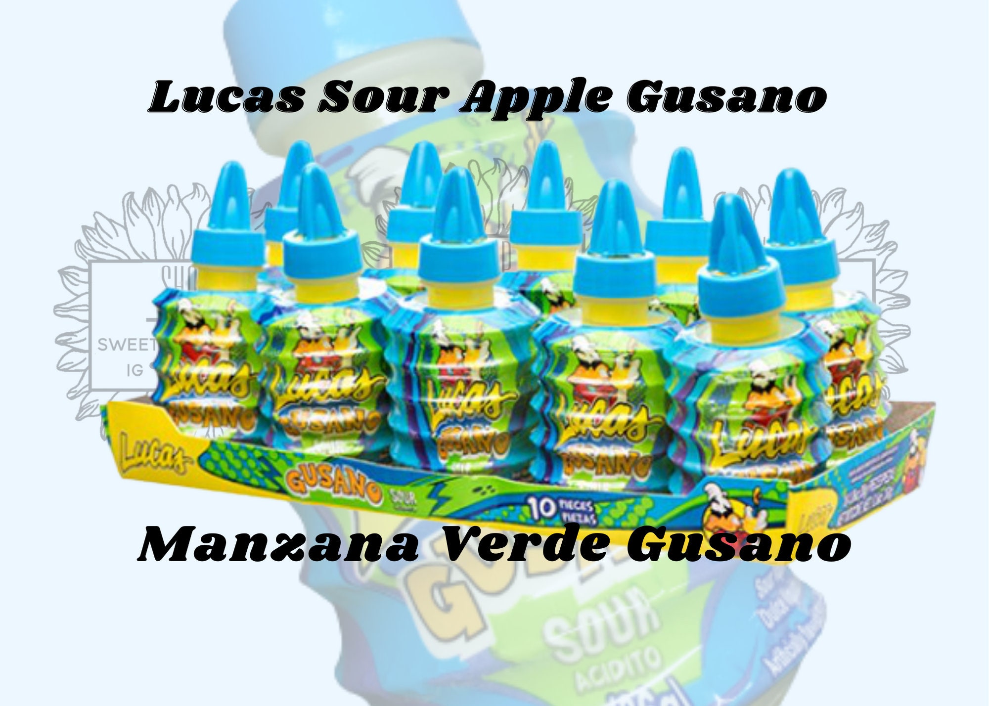 Lucas Sour Acidito Apple Gusano Lucas Pack Lucas Candy - Etsy UK
