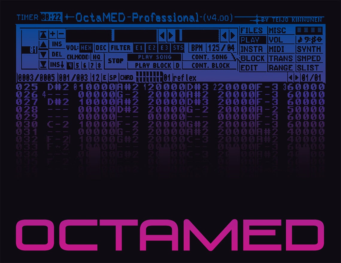 Amiga Octamed - Etsy