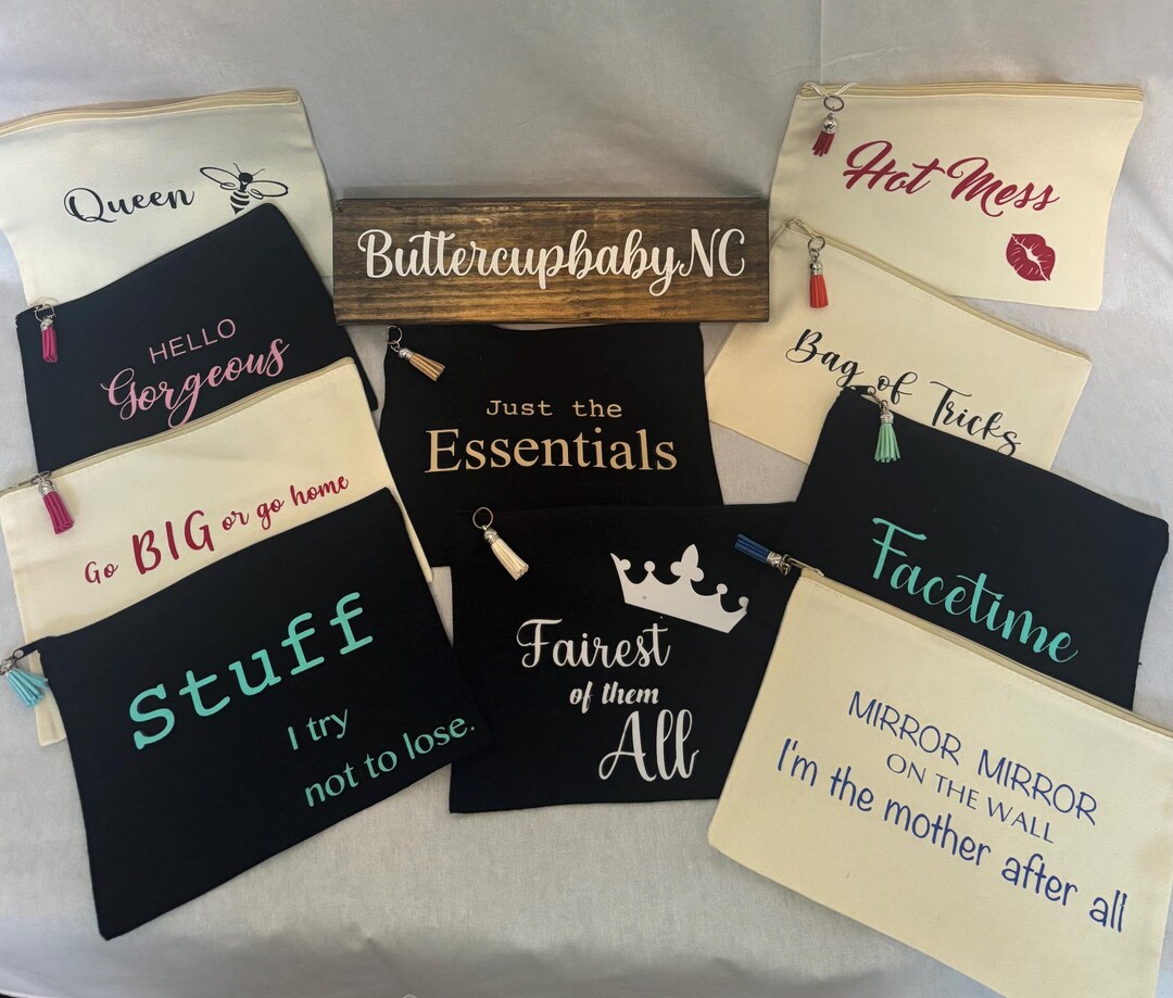 Makeup Bags With Sayings - Etsy