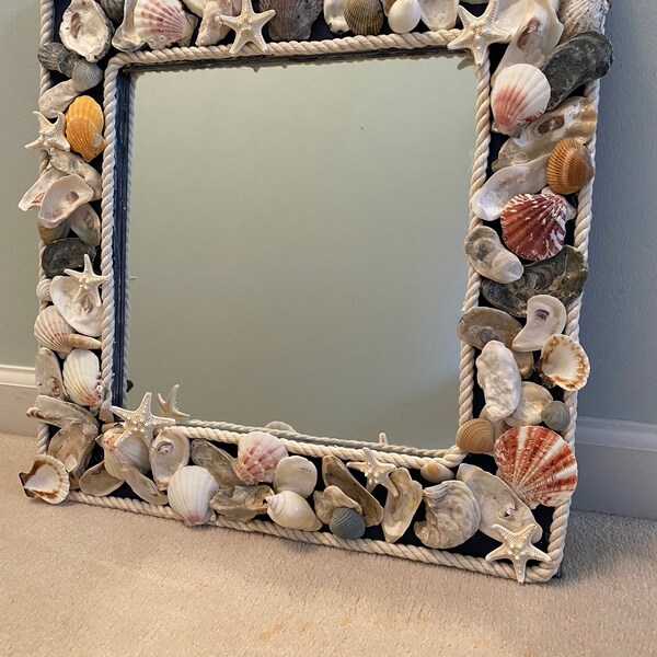 Seashell Mirror - Etsy
