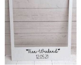 Hen Do Photo Booth Frame | Etsy UK