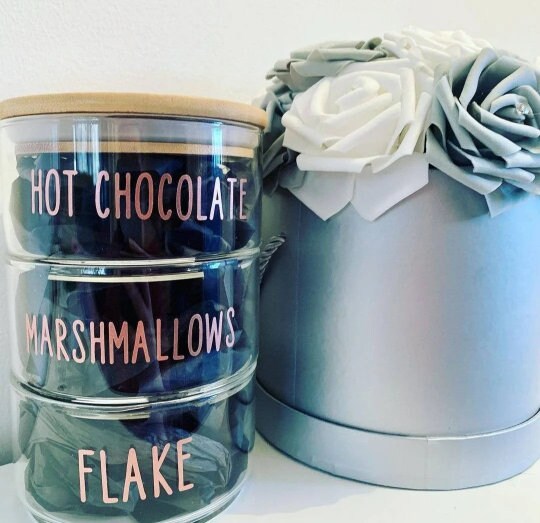 Glass Stacking Kitchen Canisters Stacked Stackable Eco Storage | Etsy