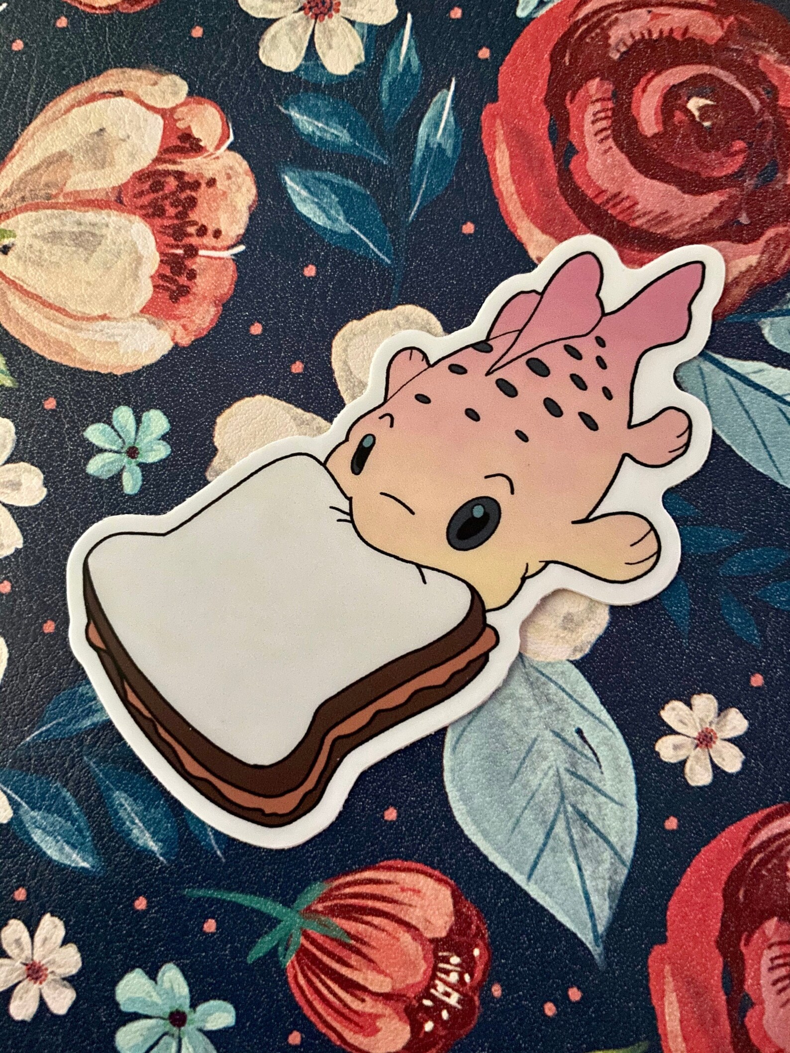 Pudge the Fish Inspired Sticker - Etsy