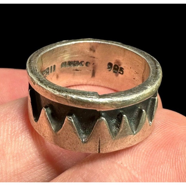 Taxco Silver Band - Etsy