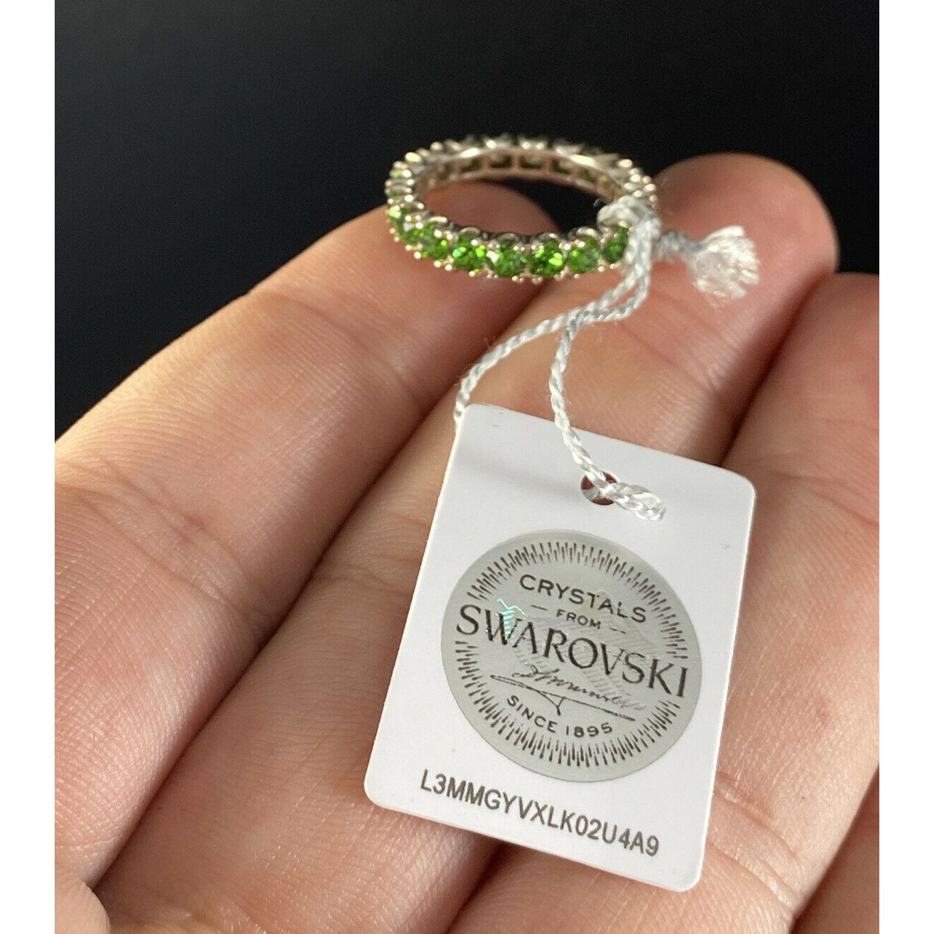 Designer Djoy Ring 925 Green Crystal Cluster Ring Size 6 Pronged New - Etsy