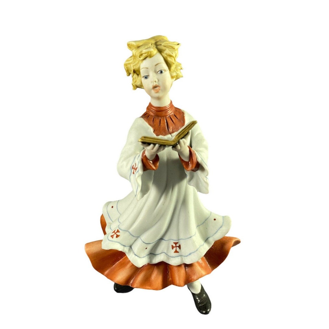 Capodimonte Mario Pegoraro Choir Child Porcelain Figurine Artist Signed ...