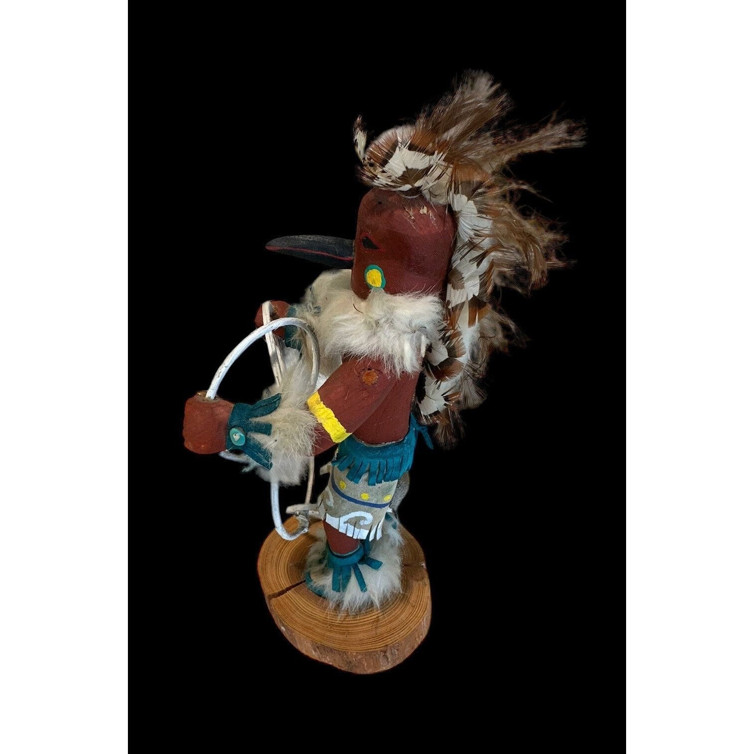 Vintage Signed J Bruce Bird Figure Kachina 1950s 9.5 Inches Tall Wood ...