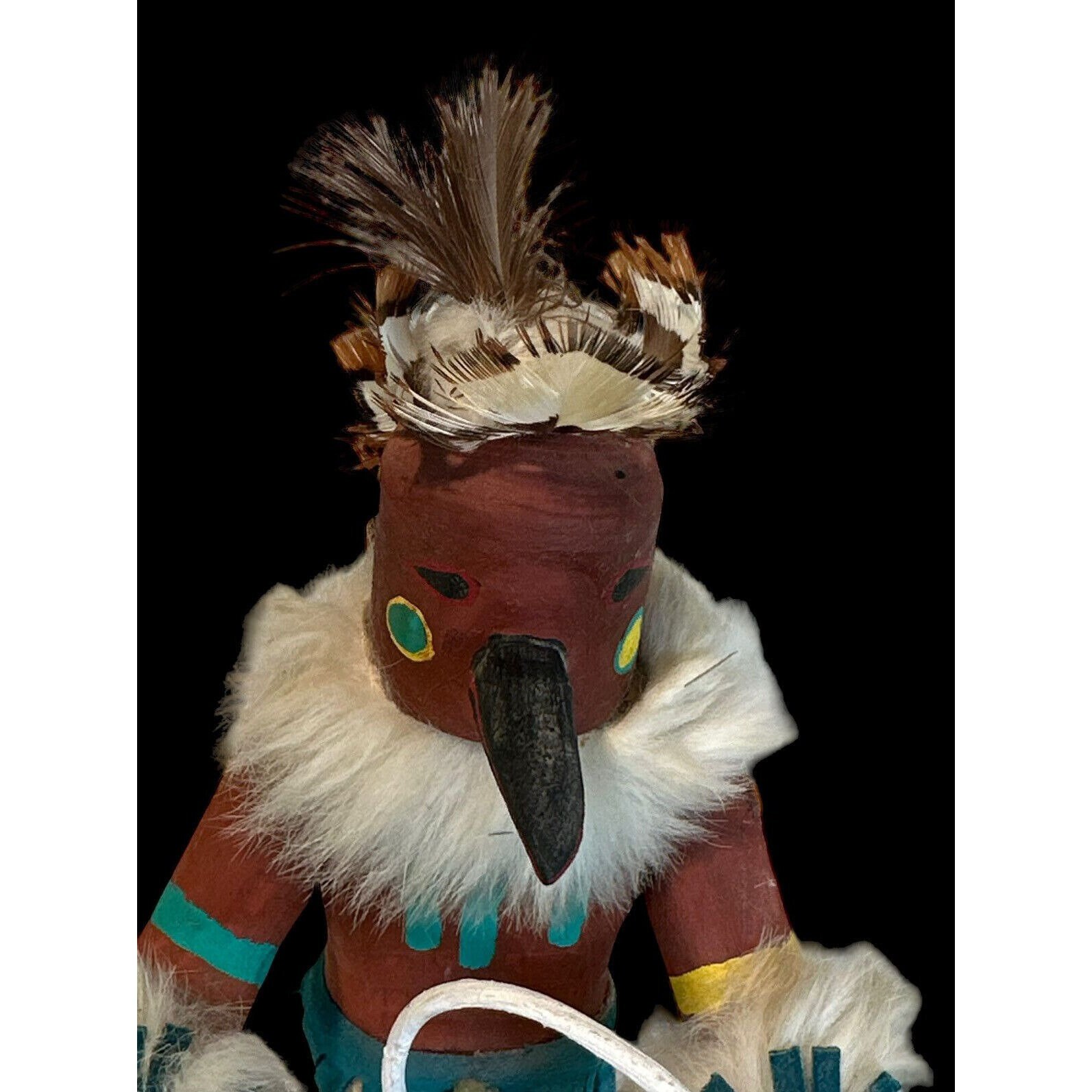 Vintage Signed J Bruce Bird Figure Kachina 1950s 9.5 Inches Tall Wood ...
