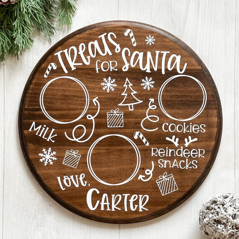 Santa Tray - Etsy