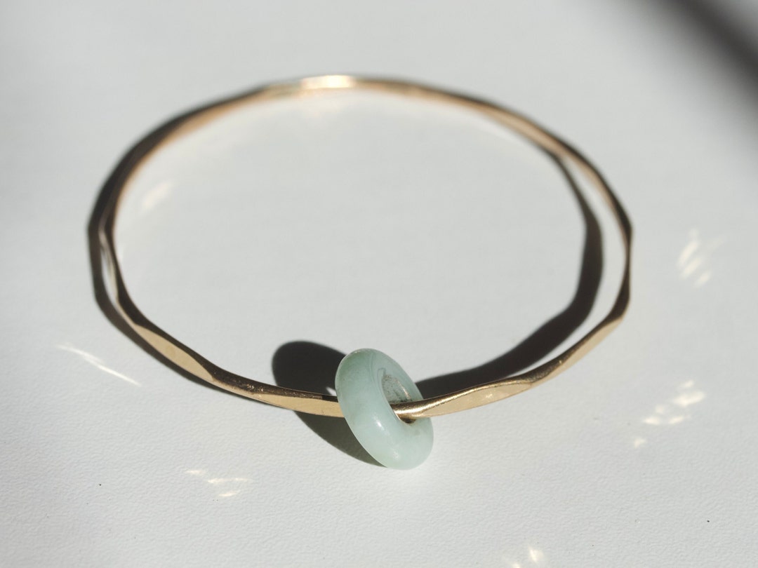 Hawaii Style Jade Bangle - Etsy