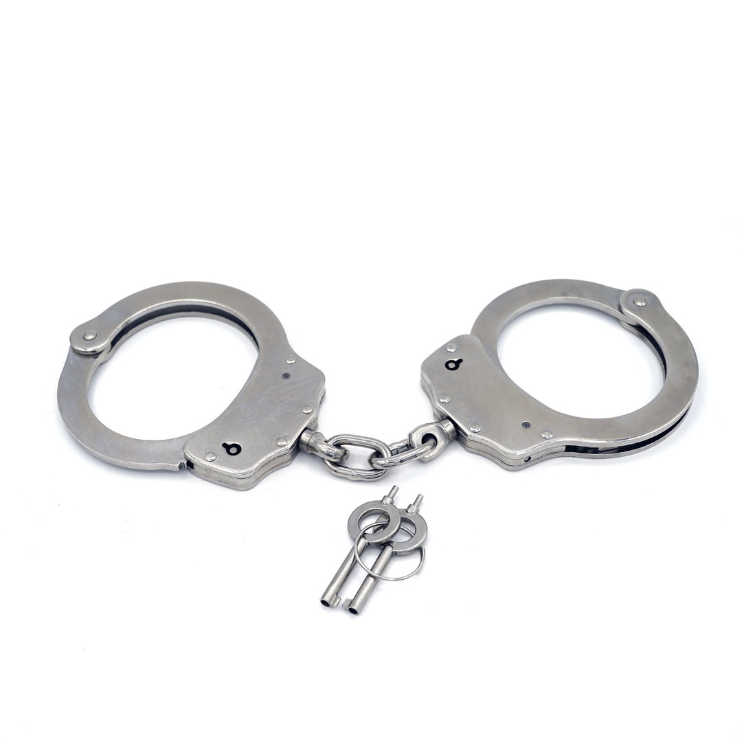 High Quality Police Handcuffs With Chain - Etsy