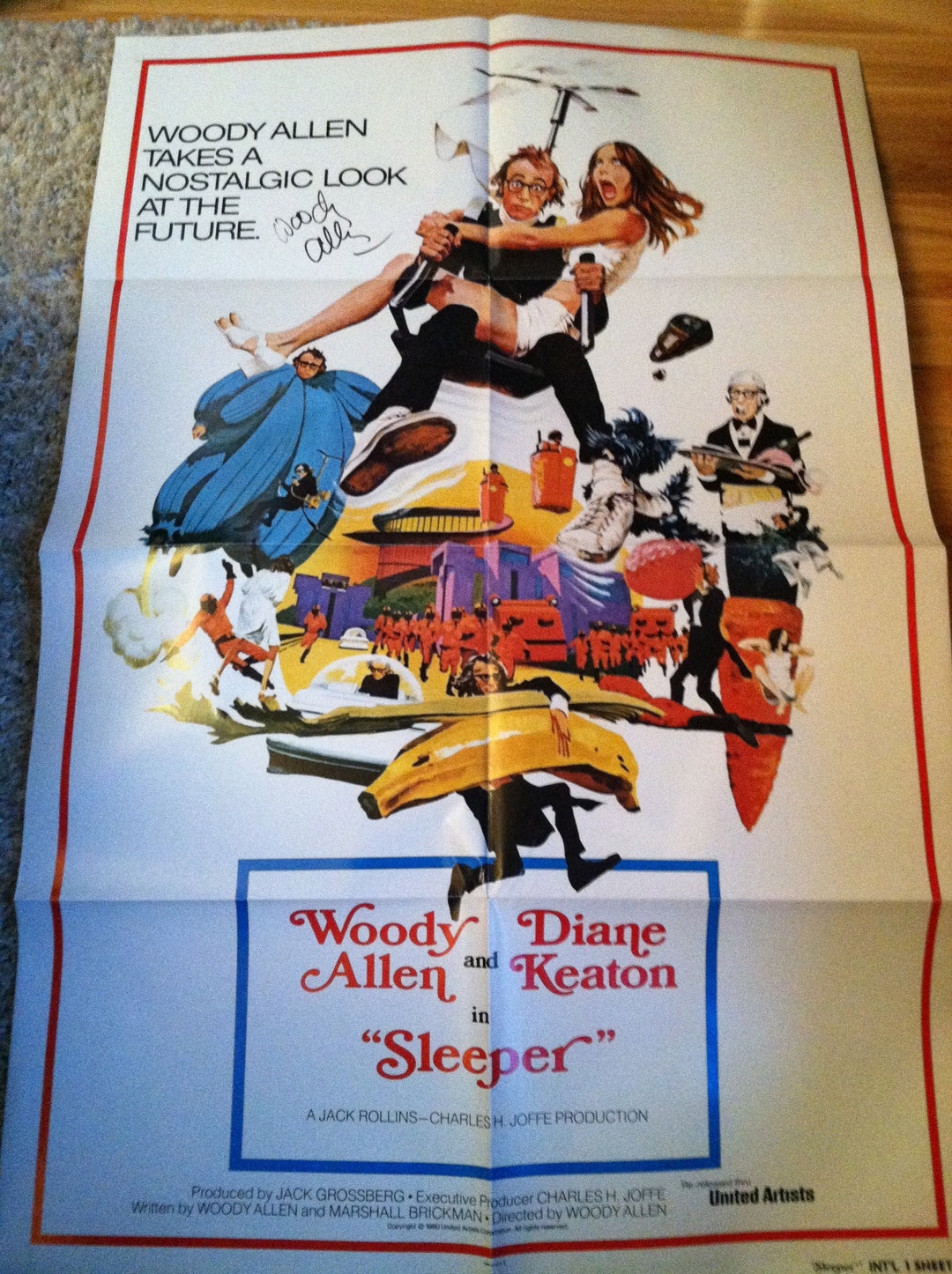 Woody Allen Sleeper Poster