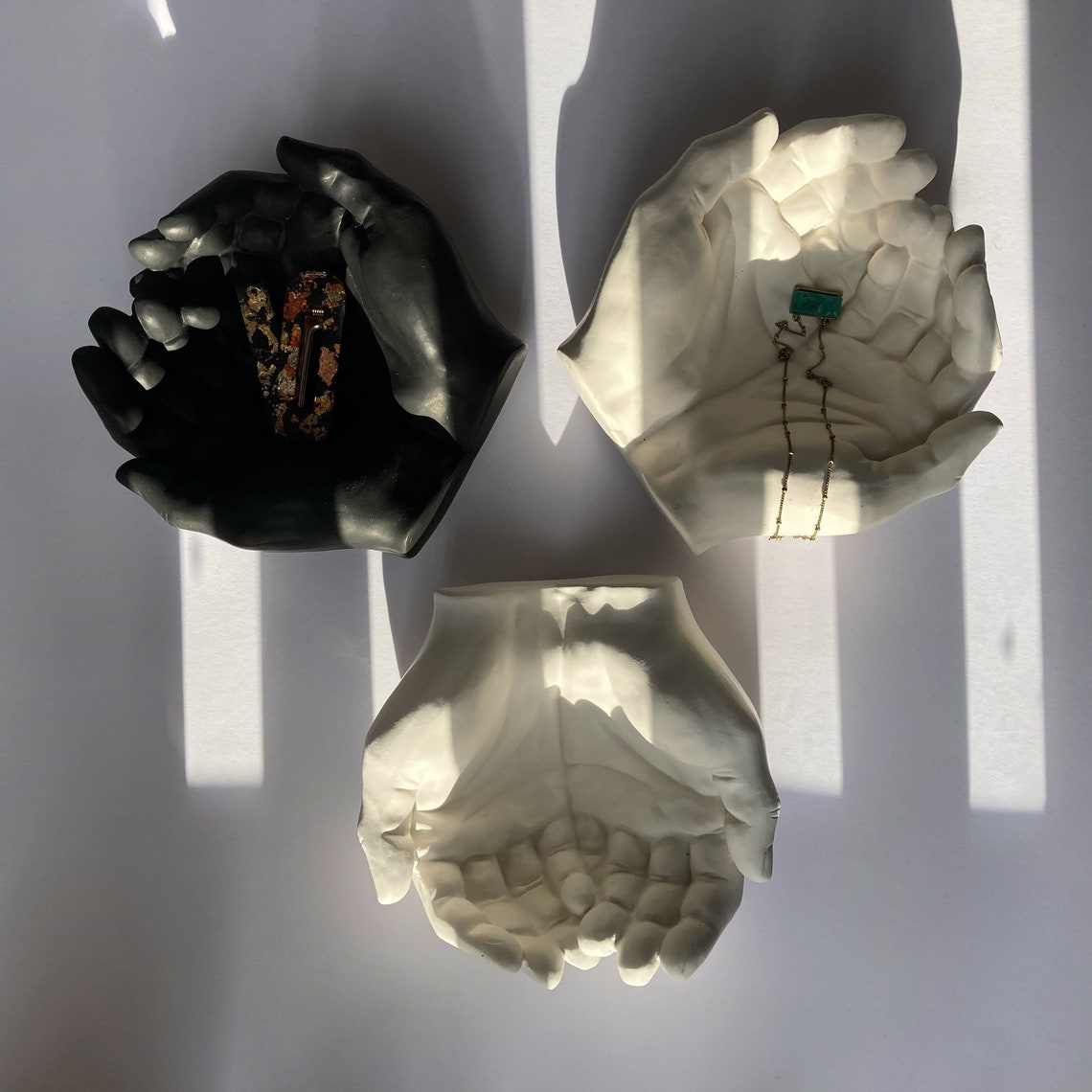 Hands Bowl assorted Colours Concrete/stone Cupped Hands - Etsy