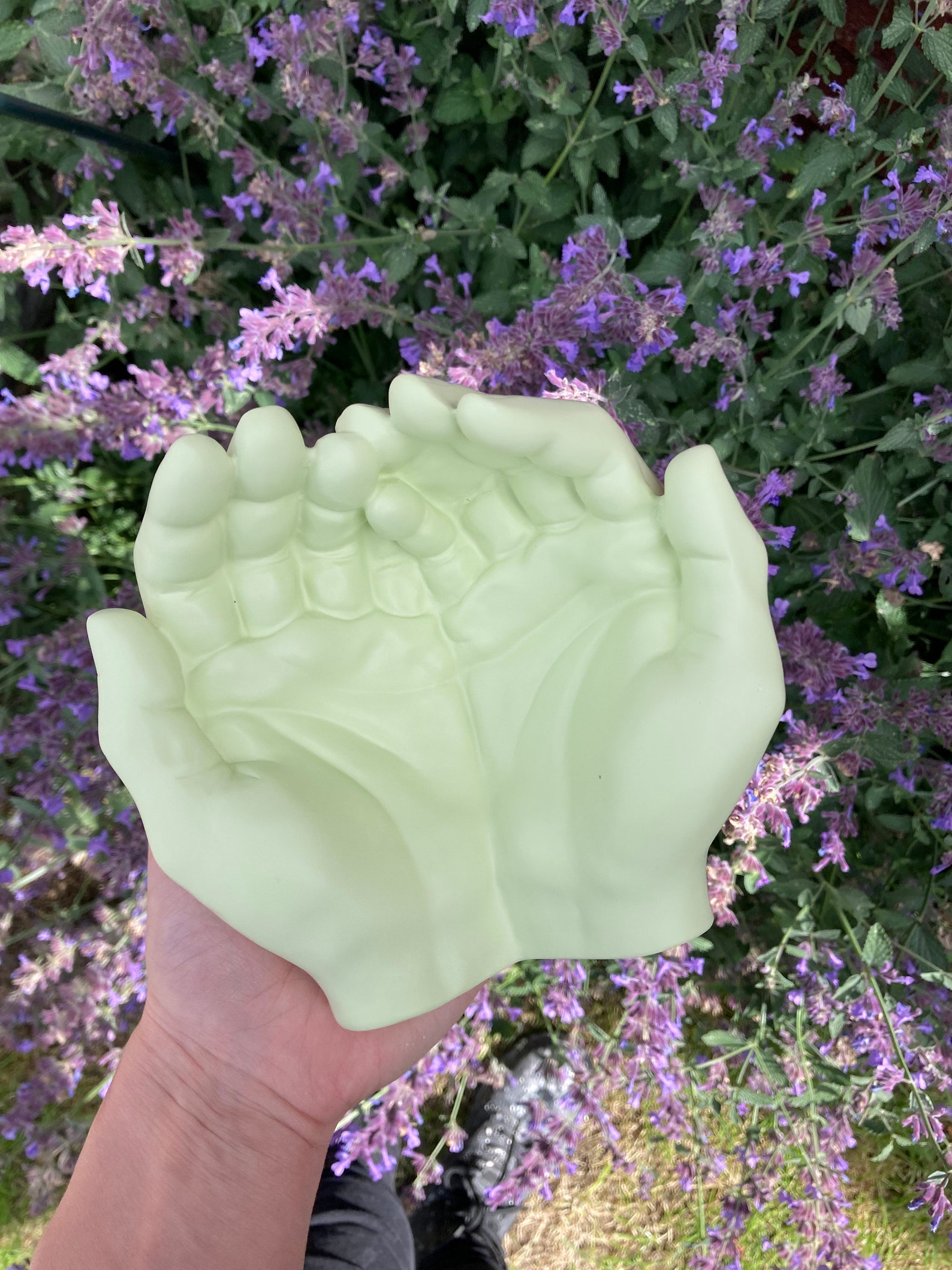 Hands Bowl assorted Colours Concrete/stone Cupped Hands - Etsy