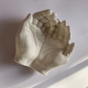 Hands Bowl assorted Colours Concrete/stone Cupped Hands Bowl Trinket ...