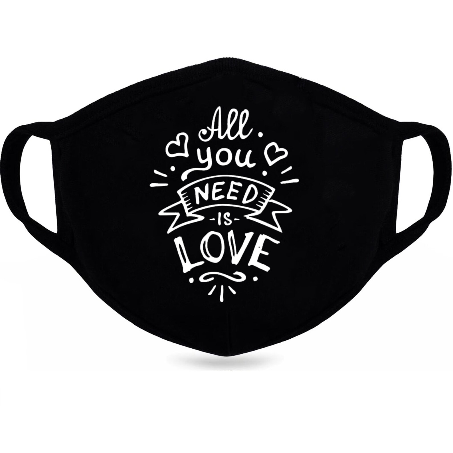 All You Need Is Love Face Mask Love Mask Love Cute Mask | Etsy