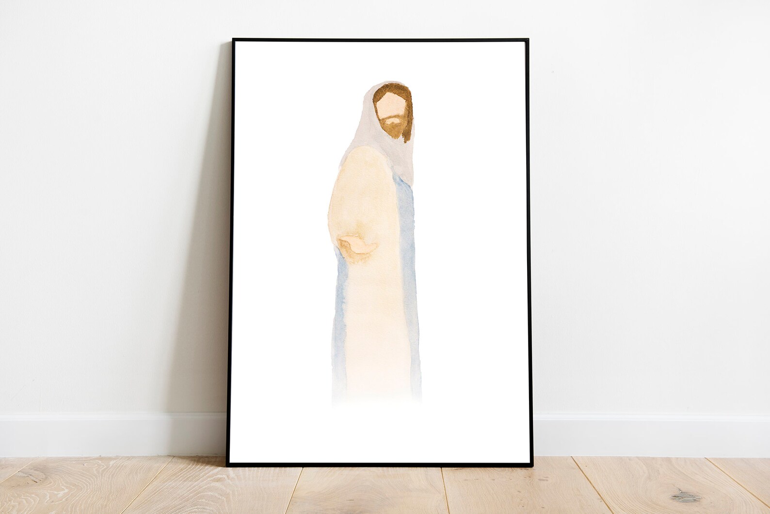 Jesus Christ Watercolor Print, Jesus Picture, Digital Download, Jesus ...