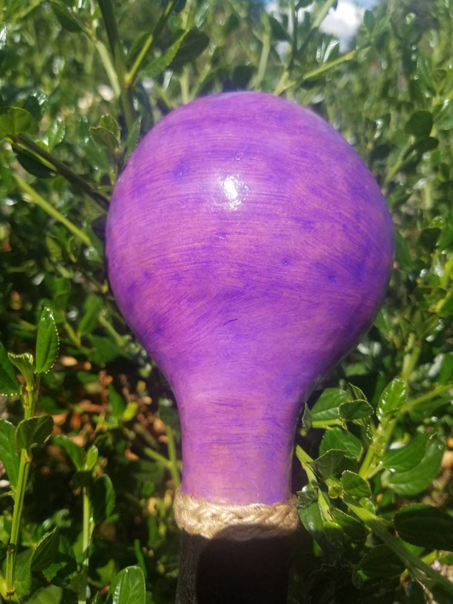 Voilet Purple Gourd Rattle chinook - Etsy