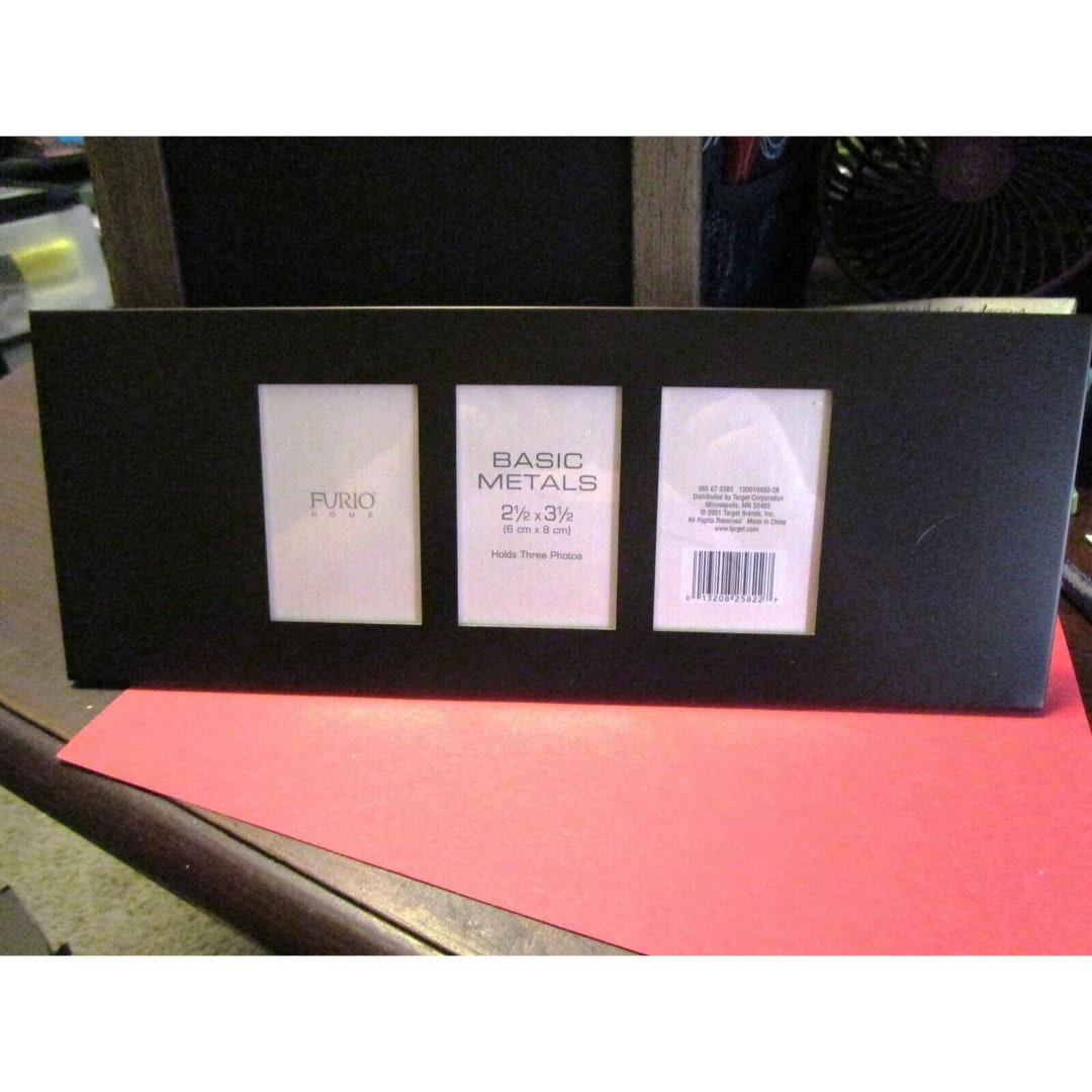 Furio Home Basic Metals 3 Photo Collage Frame Black Table Top - Etsy
