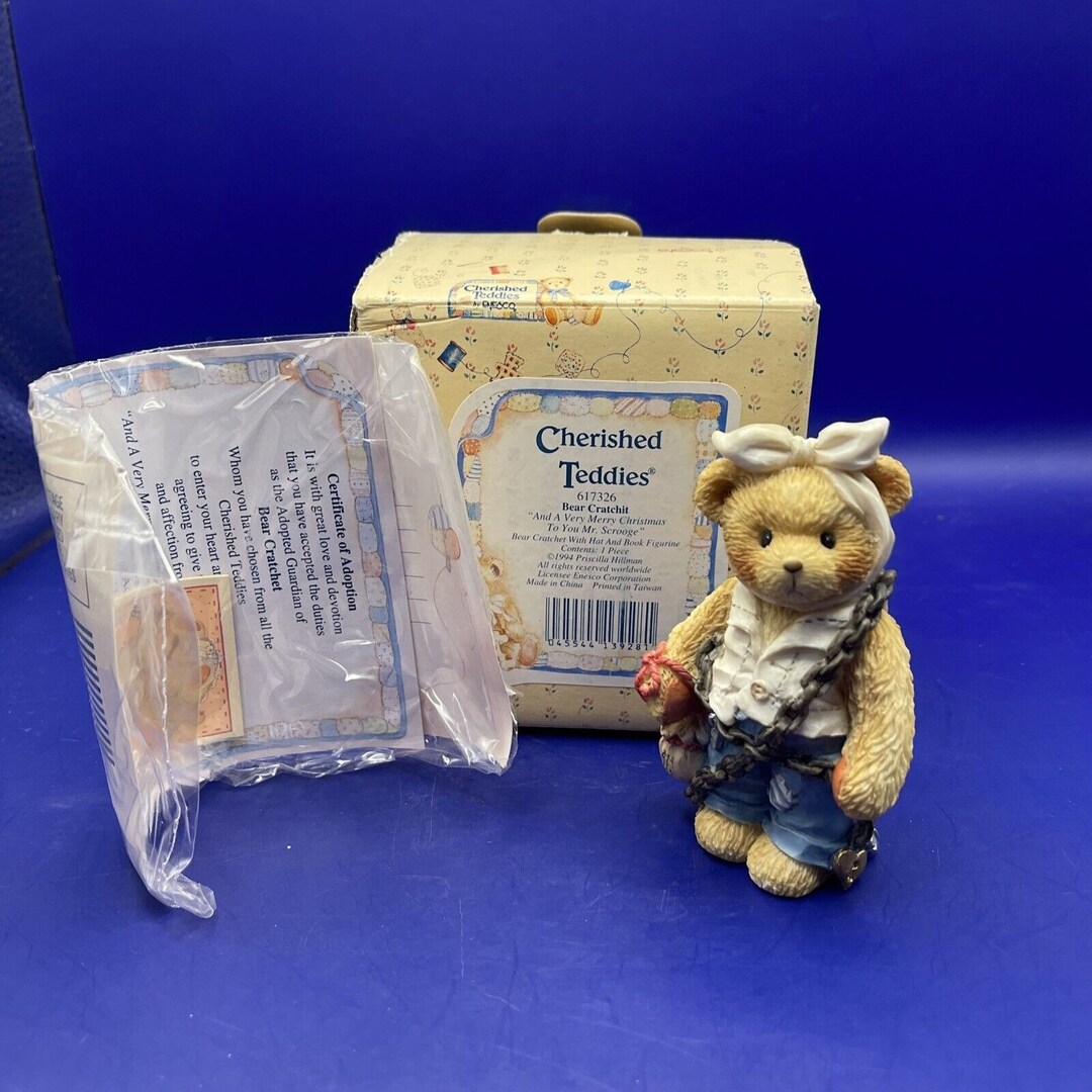 Enesco Cherished Teddies Jacob Bearly You Will Be Haunted by Three Spirits 1994 - Etsy