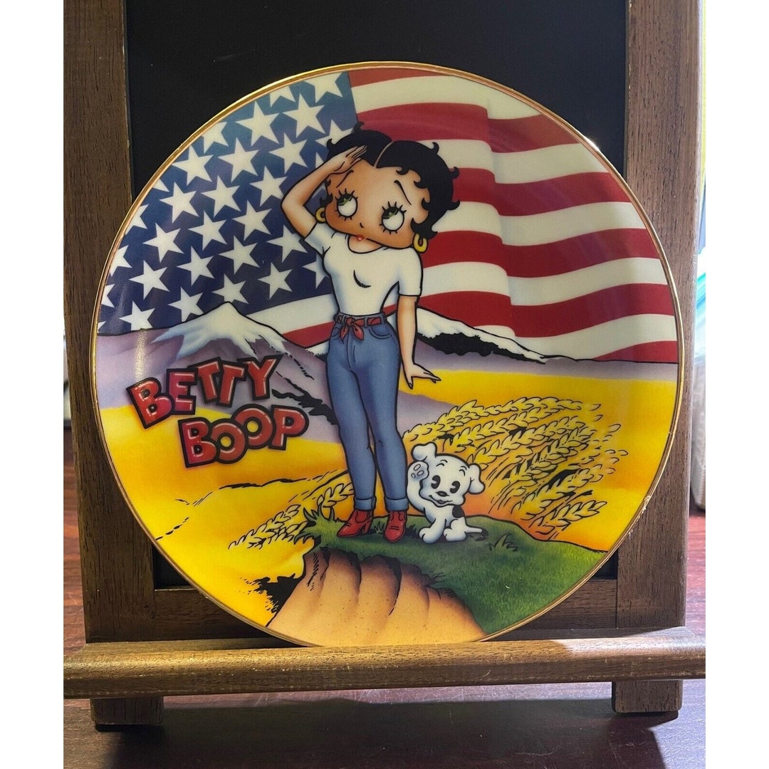 Betty Boop Limited Edition Collector Plate Stars & Stripes Forever ...