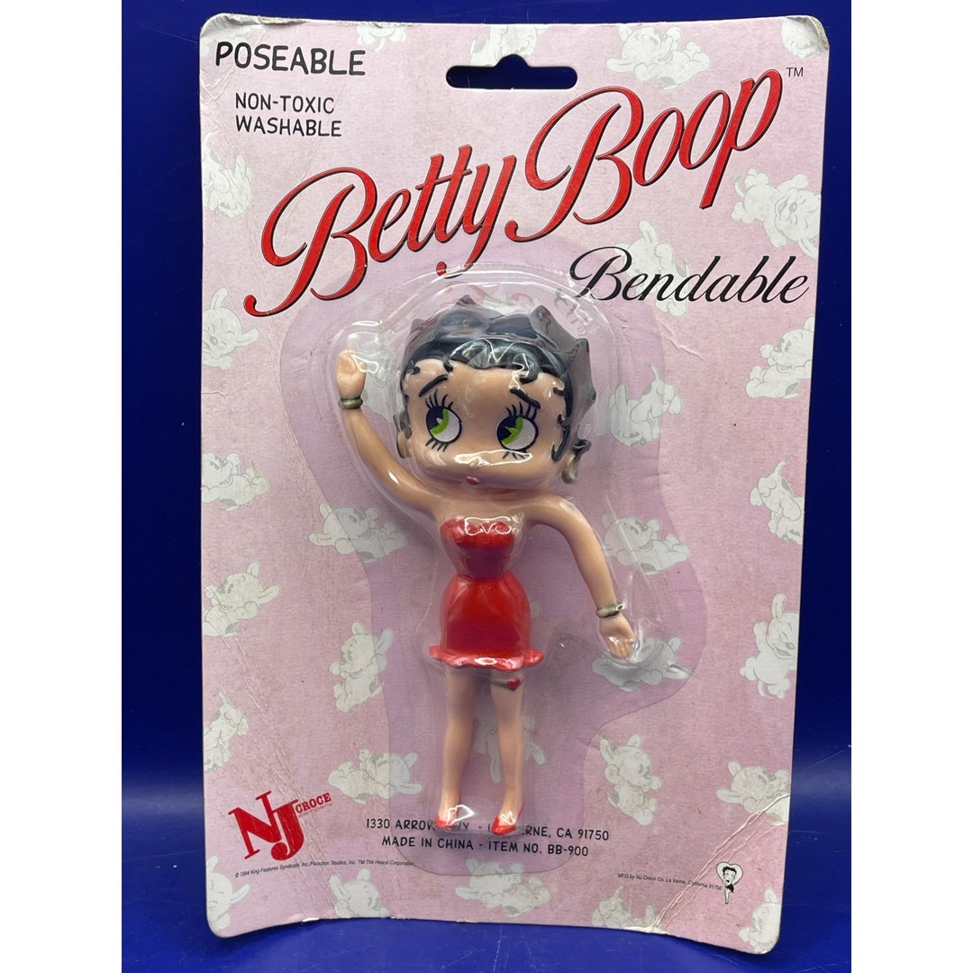 Betty Boop Poseable Bendable Figure 1994 Collectible Toy Cartoon Pop ...