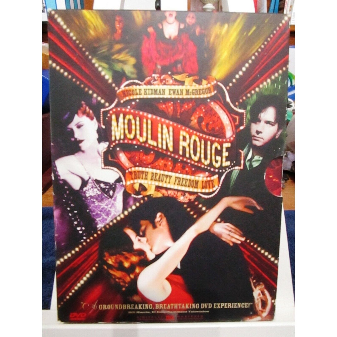 Moulin Rouge DVD Nicole Kidman Ewan Mcgregor PG 13 2001 2 Disc 20th ...
