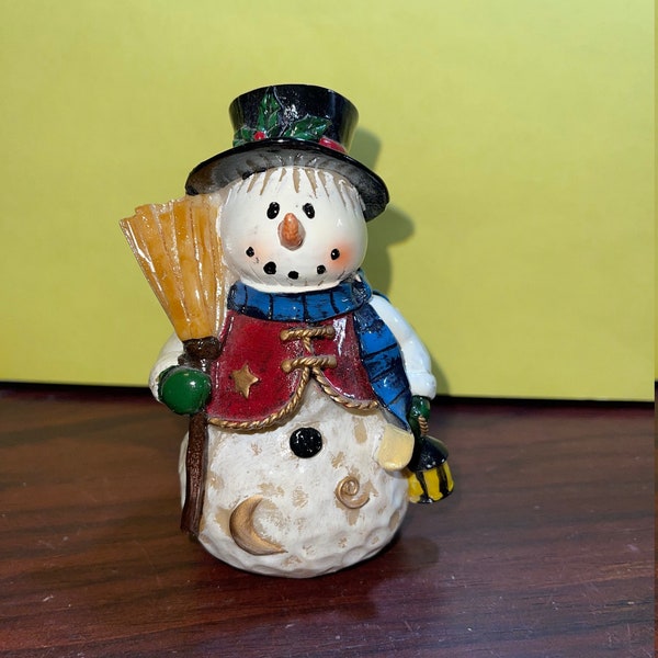 Resin Snowman - Etsy