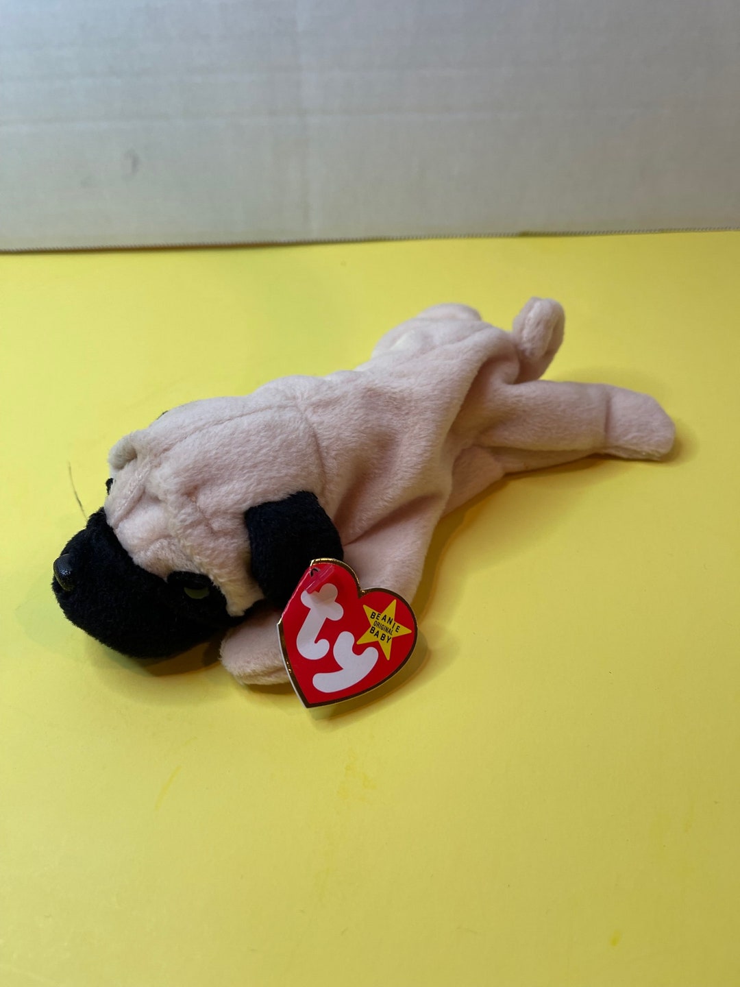 TY Beanie Baby 1996 Pugsly the Pug Retired Tags Plush Toy - Etsy UK