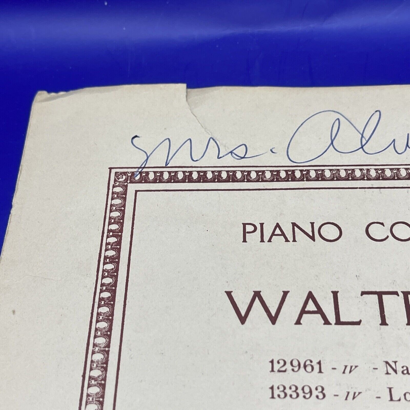 Vintage Sheet Music Piano Animation Scherzo Walter Rolfe 1927 - Etsy