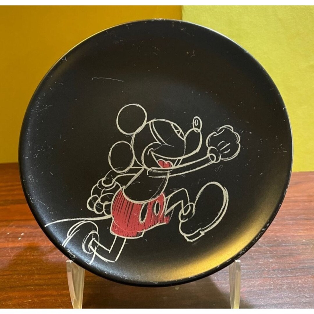 Mickey Mouse Collector Plate Stand Disney Sketchbook Hallmark Cartoon ...
