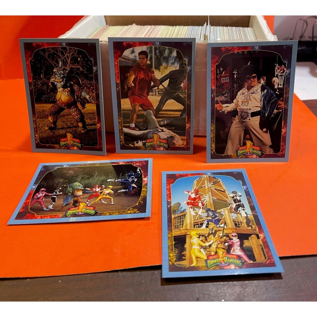 Mighty Morphin Power Rangers Trading Cards 1994 Foils Television Retro ...
