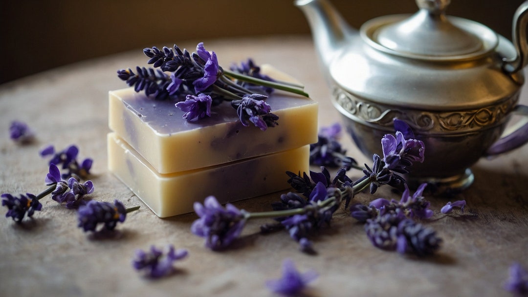 Lavender Scented, Hand Poured, Goat Milk and Glycerin, Handmade Soap ...