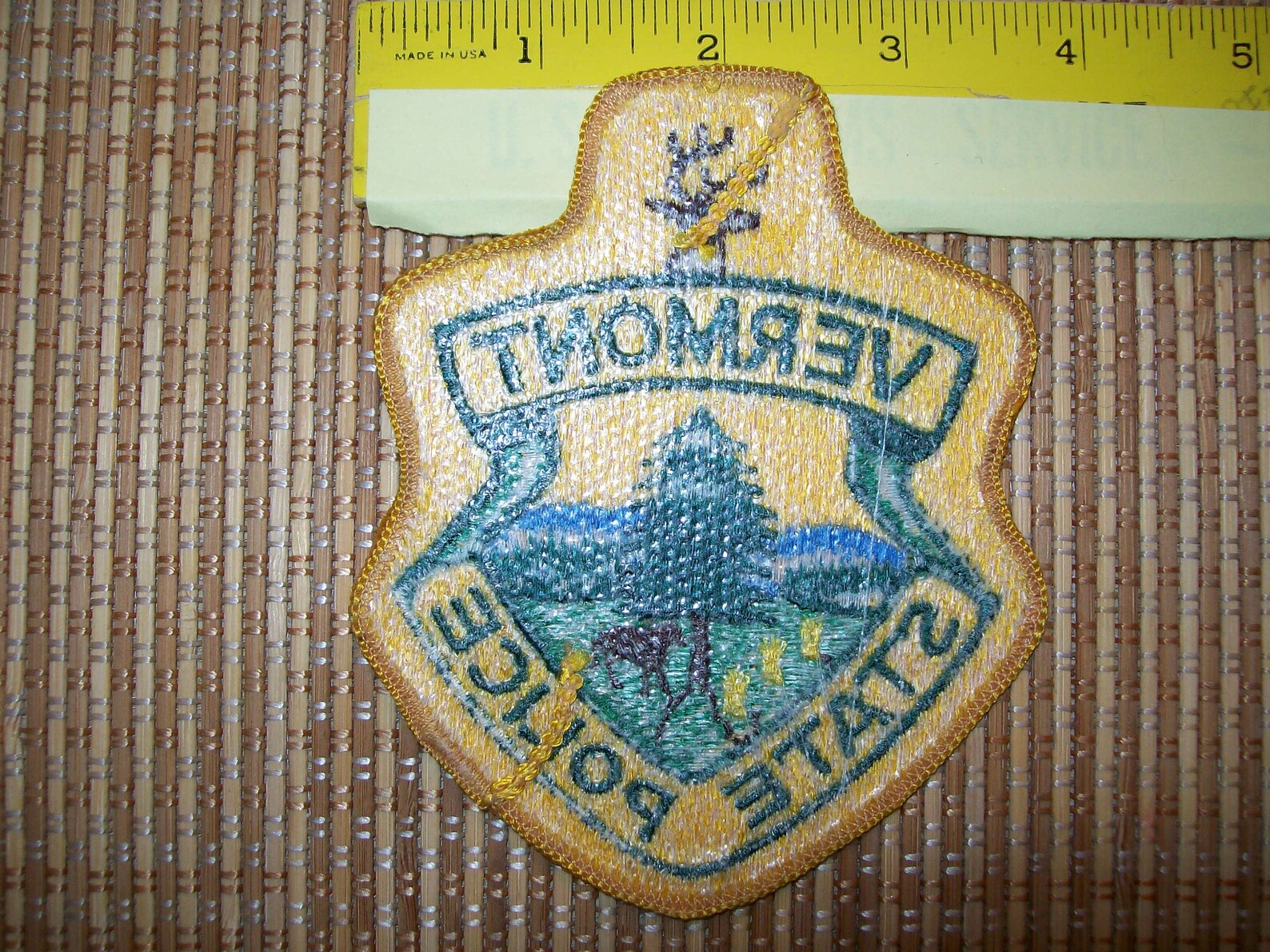 Vermont State Police Uniform Patch Vintage | Etsy