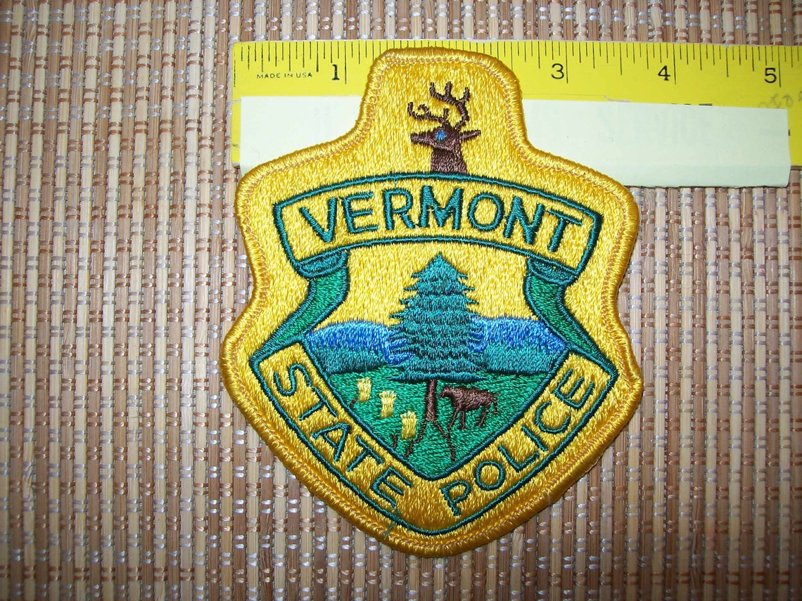 Vermont State Police Uniform Patch Vintage | Etsy