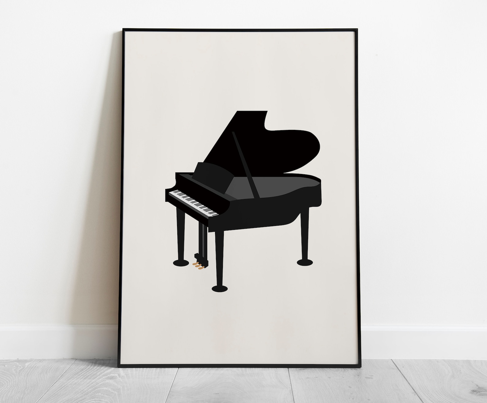 Piano Poster, Piano Wall Art, Music Room Decor, Piano Gift, Music ...