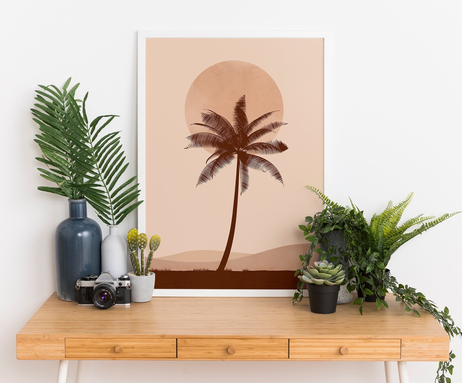 Palm Tree Poster, Beach Poster, Palm Tree Print, Hawaii Wall Art ...