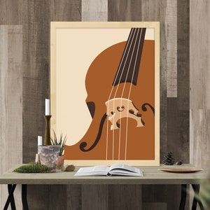 Violin Poster, Violin Print, Violin Printable, Violin Wall Art, Music ...
