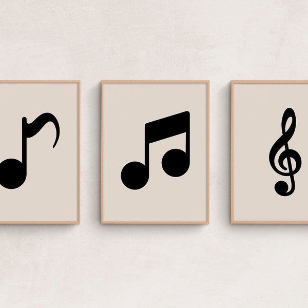 Music Note Poster - Etsy
