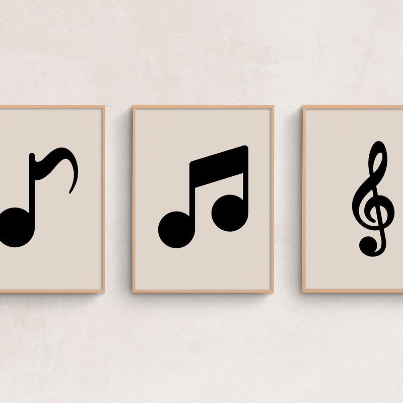 Music Note Poster - Etsy