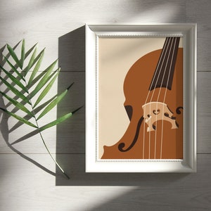 Violin Poster, Violin Print, Violin Printable, Violin Wall Art, Music ...