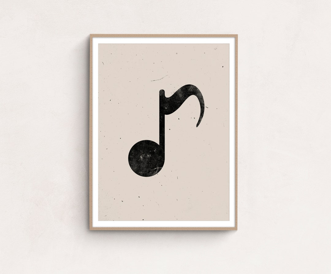 Music Room Decor, Music Poster, Music Note Decor, Music Studio Decor ...