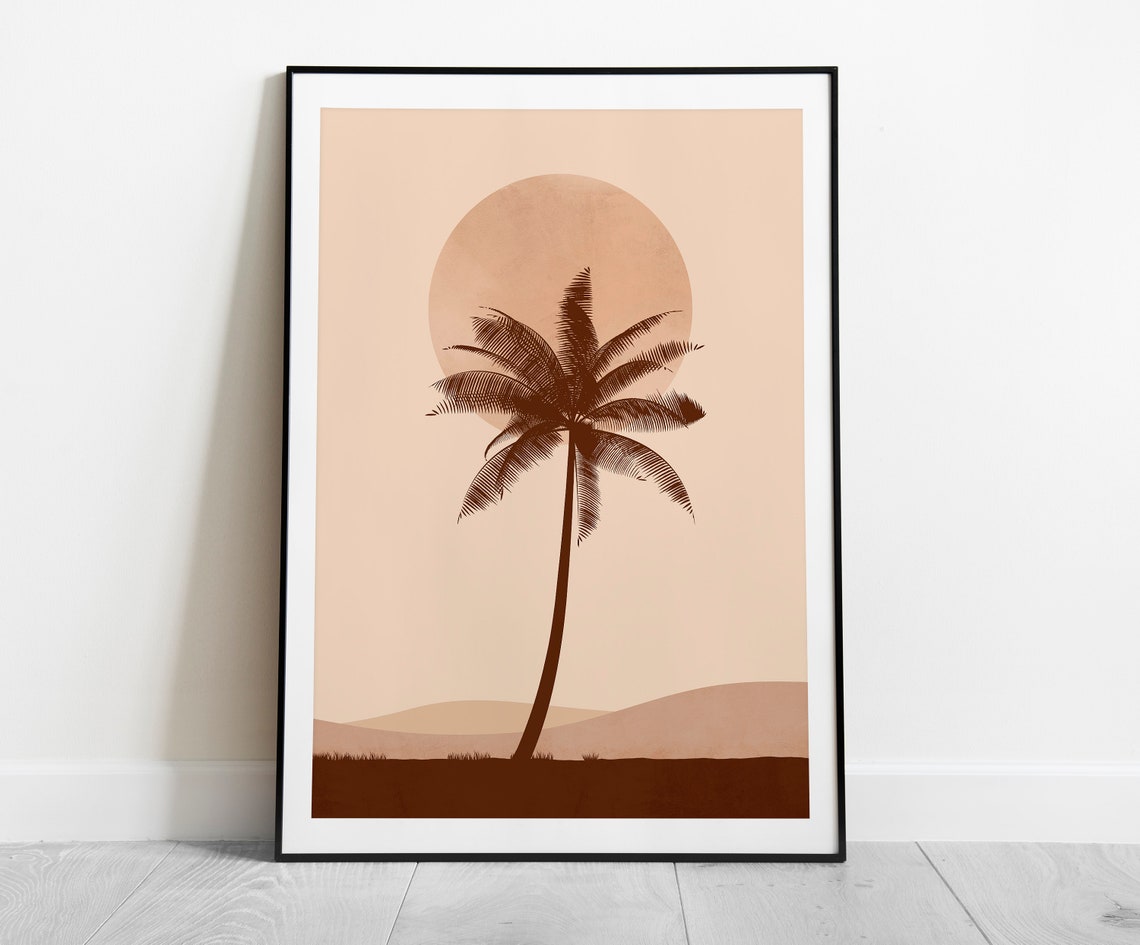 Palm Tree Poster, Beach Poster, Palm Tree Print, Hawaii Wall Art ...