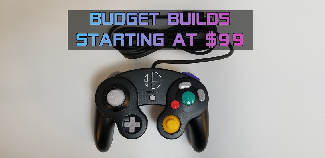 BUDGET Modded Gamecube Controller for Smash Bros. Melee and - Etsy