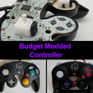 BUDGET Modded Gamecube Controller for Smash Bros. Melee and Ultimate ...