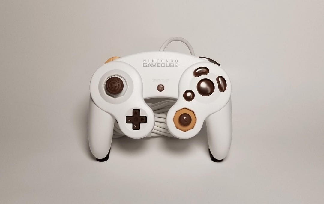 Modded Gamecube Controller for Smash Bros. | Mocha - Etsy