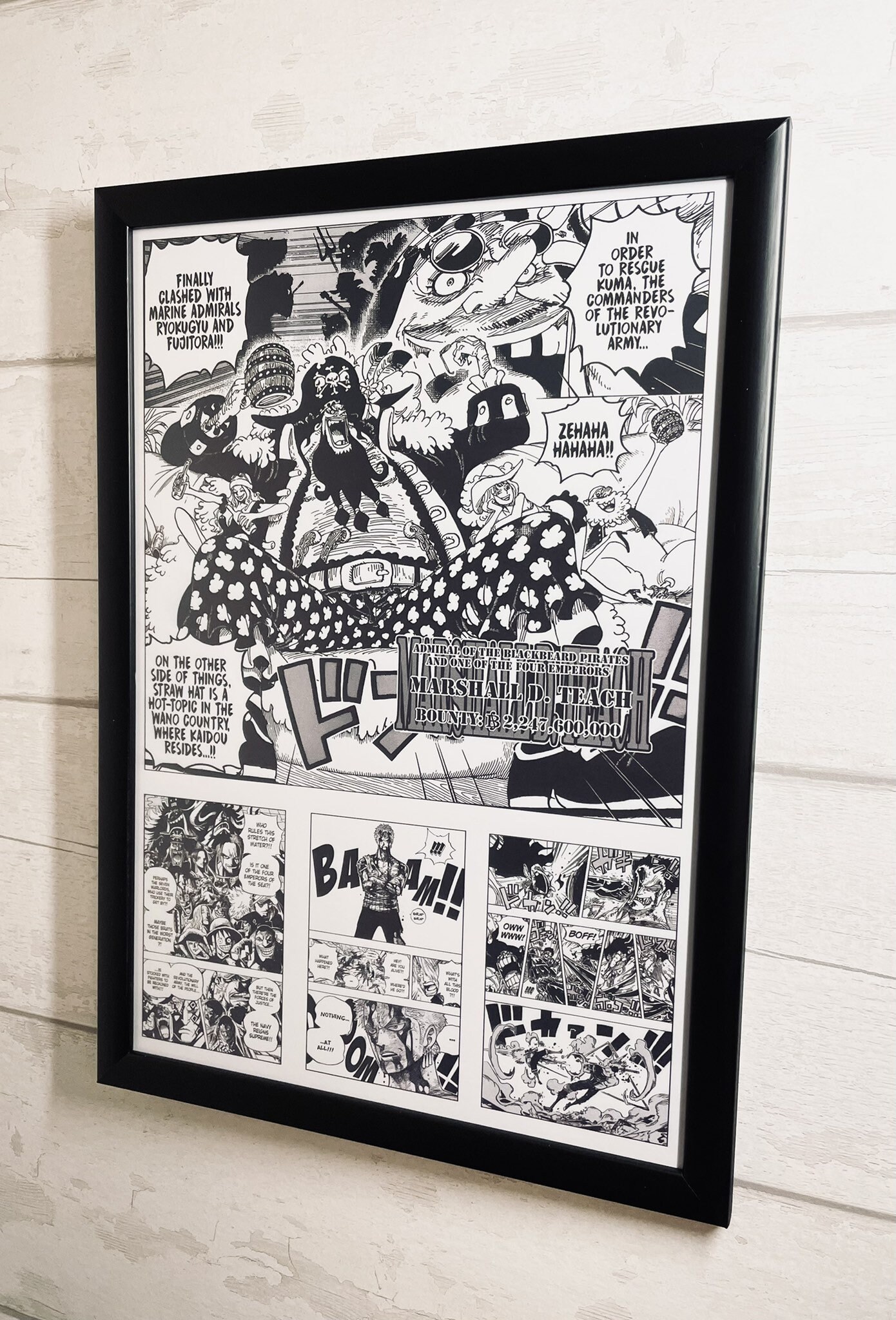Manga Framed Theme One Piece | Etsy