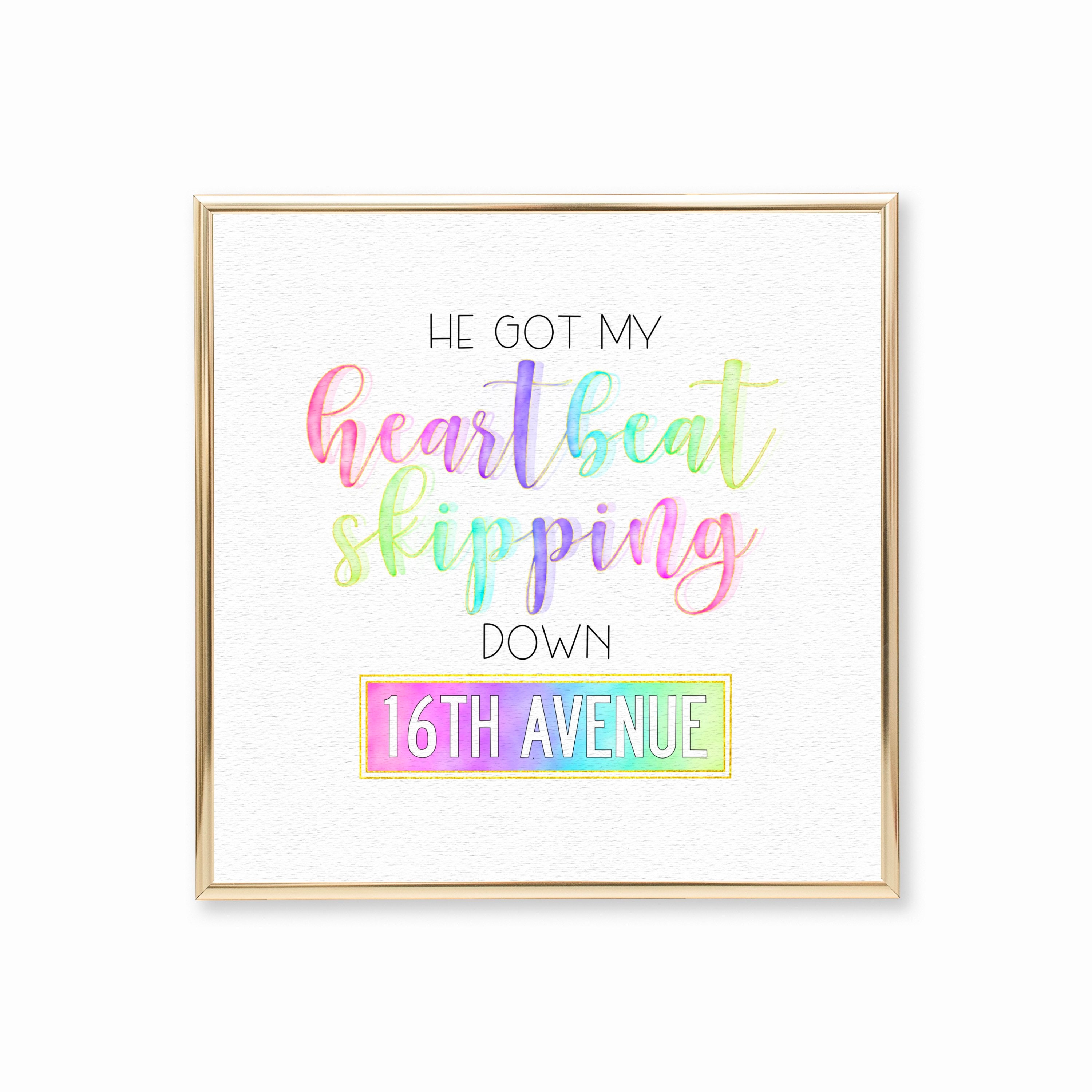 I Think He Knows by Taylor Swift Lover Lyric Inspired Digital - Etsy