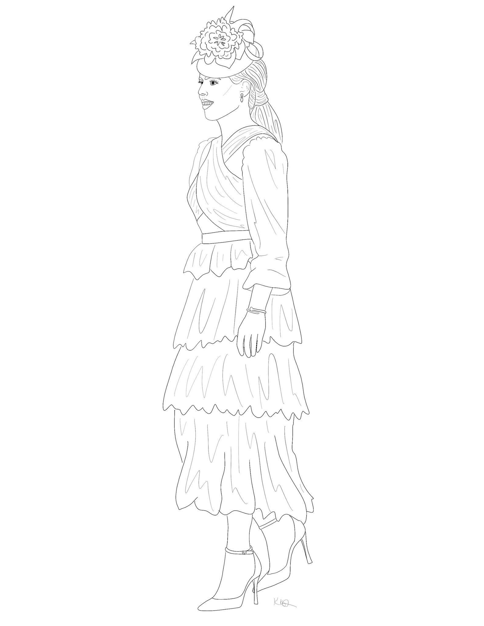 Princess Beatrice Coloring Pages - Etsy