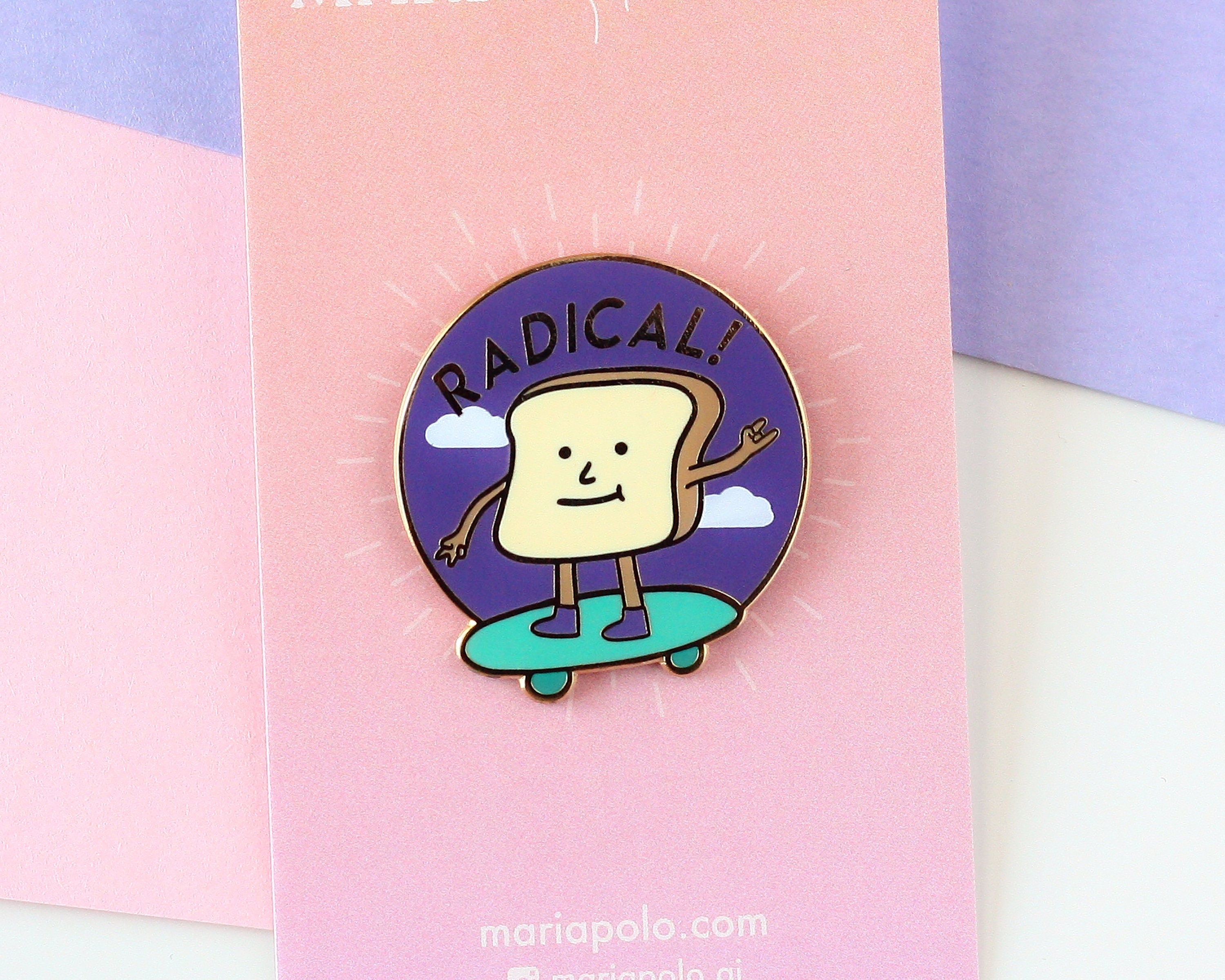 SECONDS Funny Toast Enamel Pin Cute Food Lapel Pin - Etsy